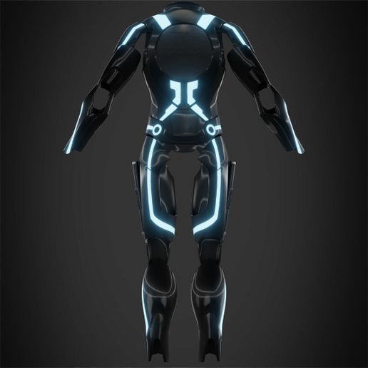 🪖 Tron Legacy Sam Flynn Armor for Cosplay・ 3D File for 3D printing・Cults