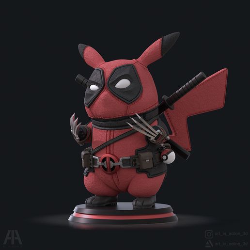 🐉 Pikapool・ 3D File for 3D printing・Cults