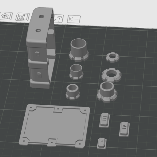 🐚 Invisio V60 style PTT shell・ STL File for 3D printing・Cults