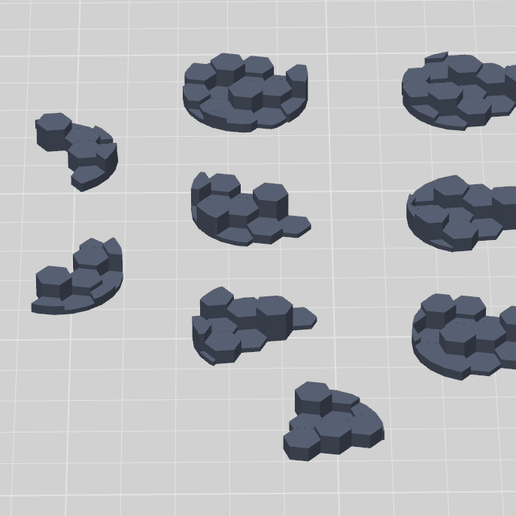 🎲 Basalt basing bits and base toppers・Free STL File for 3D printing・Cults