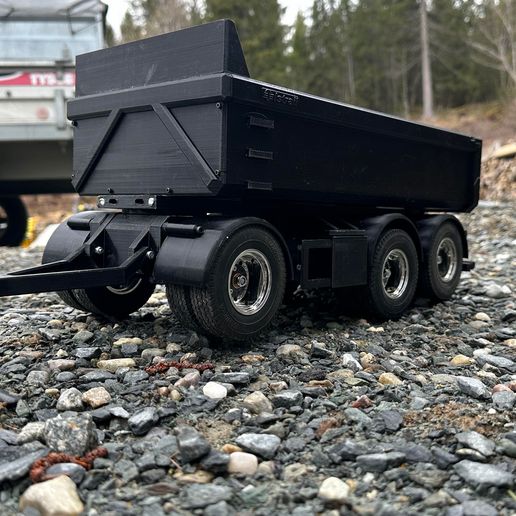 🚐 1/14 Trio trailer norwegian style・ STL File for 3D printing・Cults