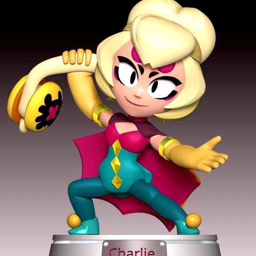 🌃 Charlie - Brawl Stars・ 3D File for 3D printing・Cults