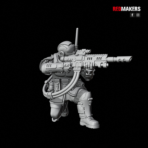 🔨 Shock Troops - Elite Squad of the Imperial Force・ 3D File for ・Cults