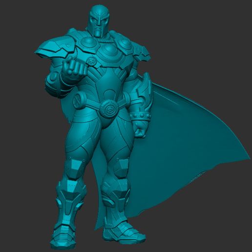 🦸‍♂️ Magneto Marvel Rivals・ 3D File for 3D printing・Cults