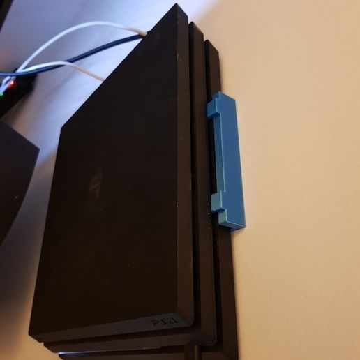 🎮 PS4 Pro Wall Mount・Free 3D File for ・Cults