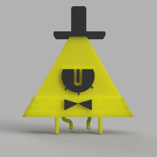 Free STL file GRAVITY FALLS KEYCHAIN - BILL CIPHER 🗝️ ・3D print object ...