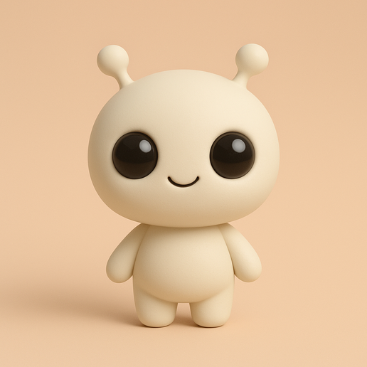 👽 Happy alien・Free STL File for 3D printing・Cults