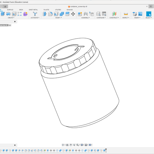 Free STL file Yet another screw-top container 🧰 (3MF)・3D printable ...