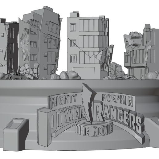 STL file Stand Base for power rangers movie figures 🎬 ・3D print design ...