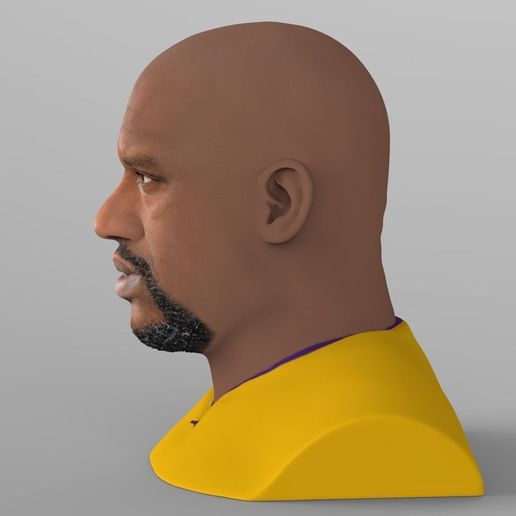 👤 Shaq ONeal bust ready for full color 3D printing・ 3D File for 3D ...