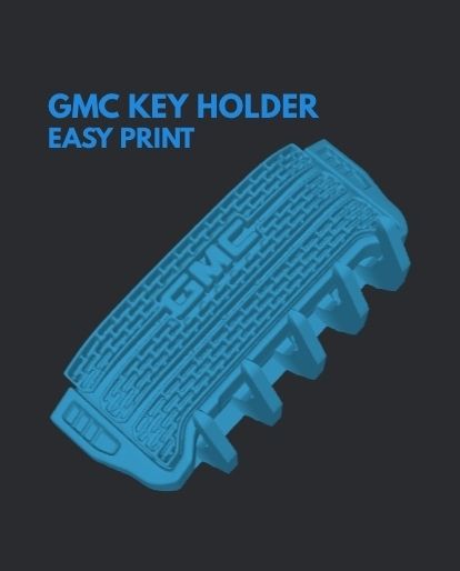 Archivo STL KEY HOLDER GMC 🔑 ・Diseño para descargar y imprimir en 3D・Cults