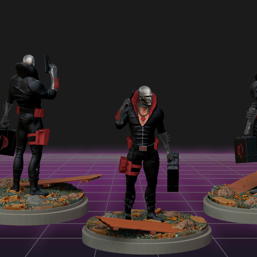 🧸 Destro miniature from GiJoe・ STL File for 3D printing・Cults