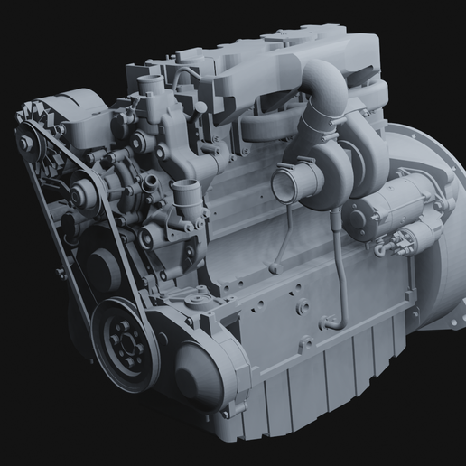 Archivo STL gratuito Motor Térmico Diesel Serie D 2011 L 🚜 ・Idea de impresión 3D para descargar ...