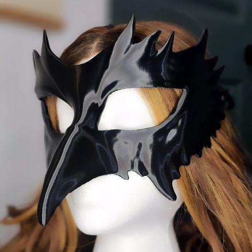 🐦 Crow Mask・ STL File for 3D printing・Cults