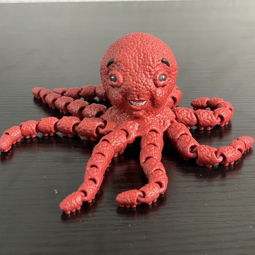 🐙 Articulated Octopus・Free STL File for ・Cults