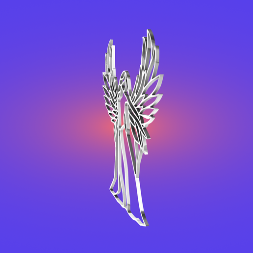 STL file Decorative mural, angel 👼 ・3D print design to download・Cults