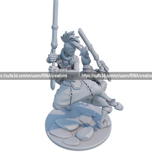 🎲 ekko 3D print model from League of Legends・ STL File for ・Cults