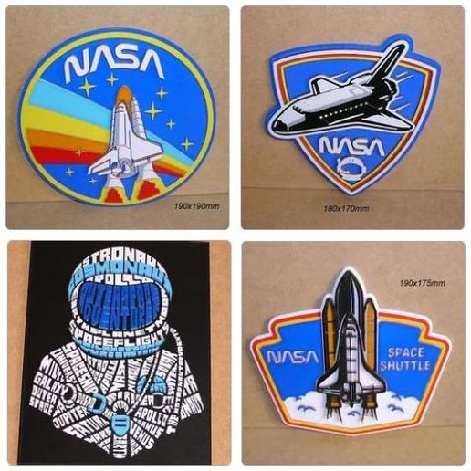 STL file Shuttle, Nasa, Aerospace, Astronaut, Moon, Mars, rocket ...