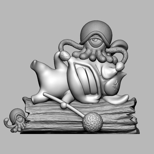 evil octopus drawing