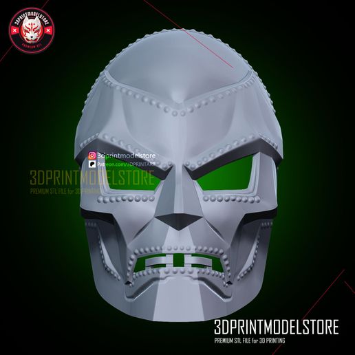 🩺 Dr Doom Mask - Marvel Doctor Doom Helmet - FREE STL - Cosplay Props・Free 3D File for 3D ...