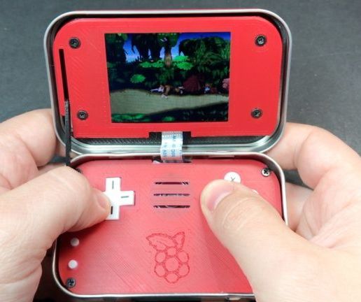 🎮 mintyPi (Raspberry Pi gaming handheld in an Altoids mint tin!)・Free 3D File for ・Cults