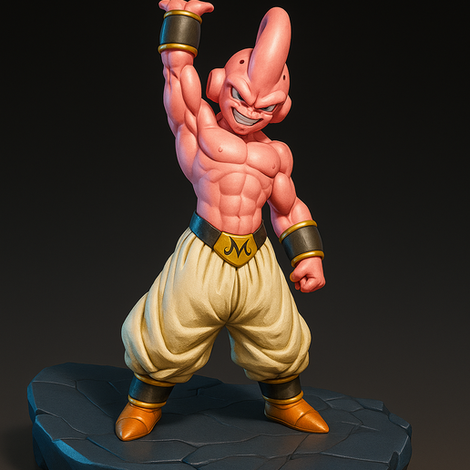 💬 Kid Buu・ STL File for 3D printing・Cults