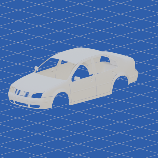 STL file 2008 Volkswagen Bora body 🚗 ・3D printing model to download・Cults