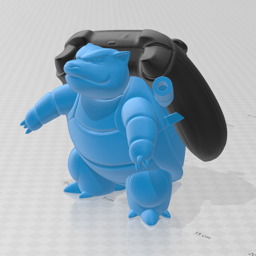 STL file Blastoise Controller Stand 🐉 ・3D printing template to download ...