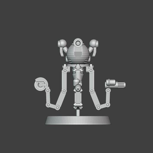 🤖 FALLOUT ROBOT INSPIRED BY MR. HANDY - 28MM MINIATURE・Free STL File ...
