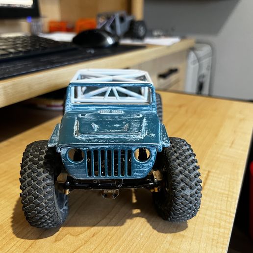 🚗 SCX24 JEEP chassis and body・ STL File for 3D printing・Cults