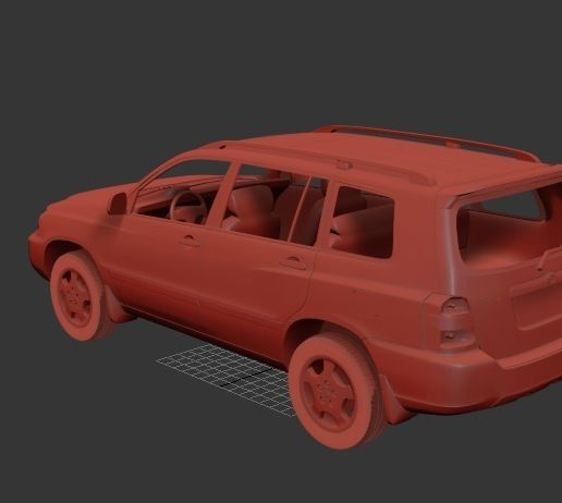 🚗 Toyota Highlander Mk1 XU20 2003・ STL File for 3D printing・Cults