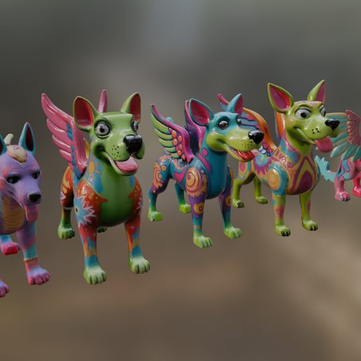 STL file Dante COCO perro chibi funko muñeco mini agradable ・3D printer ...