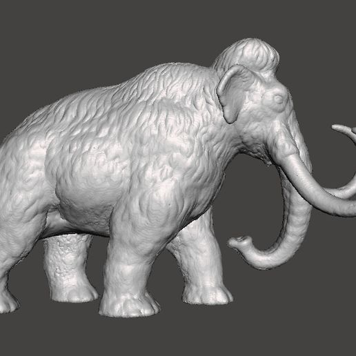 🦣 WOOLLY MAMMOTH REALISTIC FIGURE MINIATURE MODEL PREHISTORIC DND RPG ...