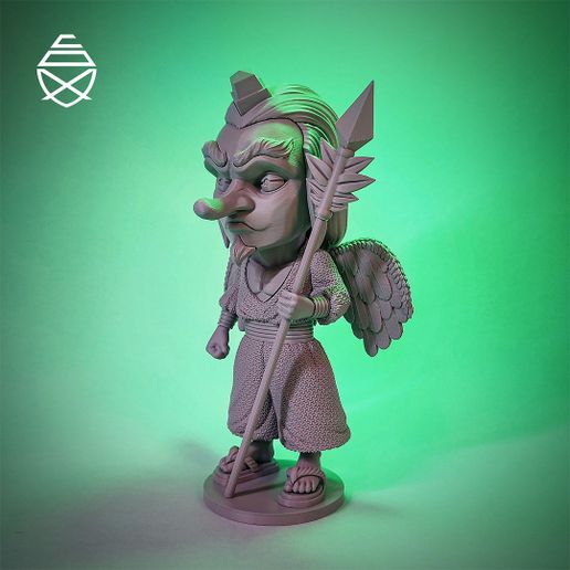 TENGU CHIBI 👺・ 3D File for 3D printing・Cults