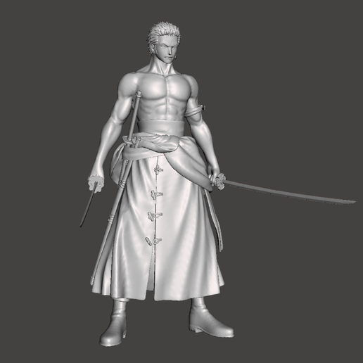 🦸 Roronoa Zoro 3D2Y 3D Model・ STL File for ・Cults