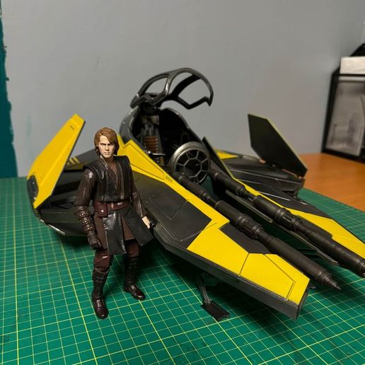 ETA-2 Actis Class Jedi Starfighter for Black series・ 3D File for 3D ...