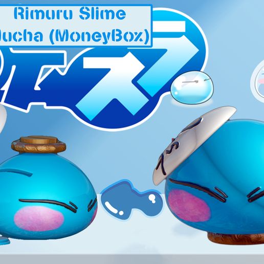 🏦 Rimuru Tempest" Slime Piggy Bank・ STL File for ・Cults