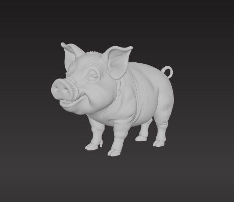 STL file Pig 🐖 ・3D printer design to download・Cults