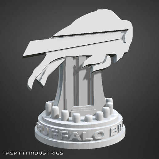 🏆 NFL Buffalo Bills Logo Trophy・ STL File for 3D printing・Cults
