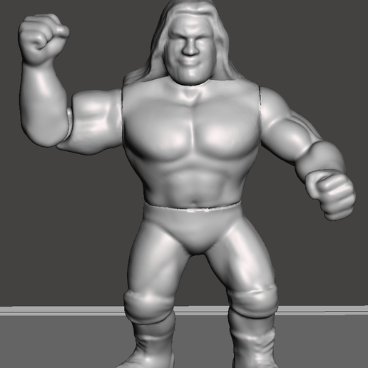 🎨 wwf wwe aew ecw wcw retro・ OBJ File for 3D printing・Cults