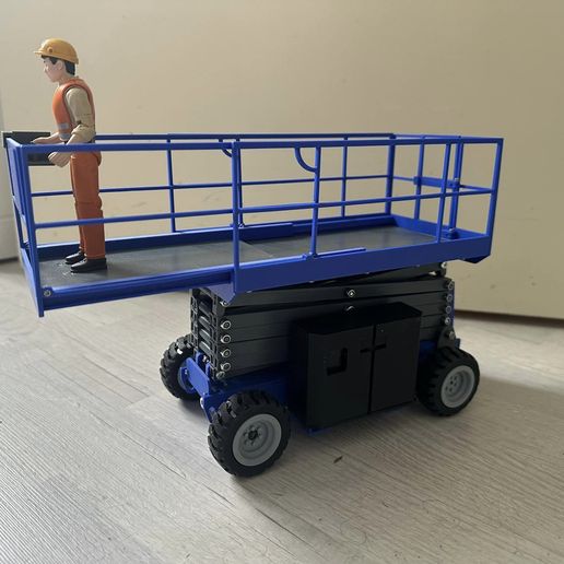 🚧 Scissor lift rc 1:16/1:14・ 3D File for 3D printing・Cults