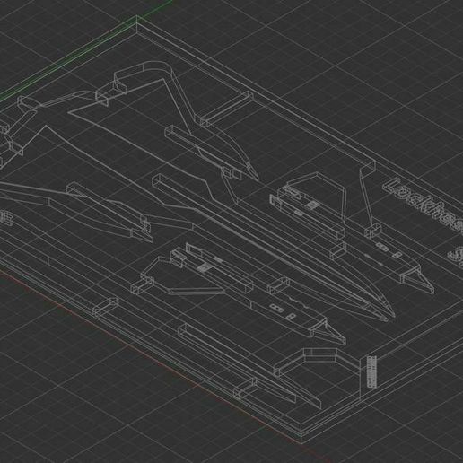 🧞‍♂️ Lockheed SR-71 Blackbird + Stand Kit Card・Free 3D File for ・Cults