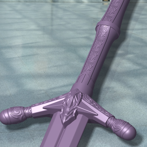 🗡️ Holy Moonlight Sword Bloodborne・ STL File for 3D printing・Cults