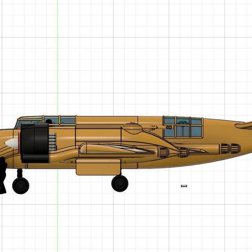 💂 bombardier tri-engine・Free 3D File for 3D printing・Cults