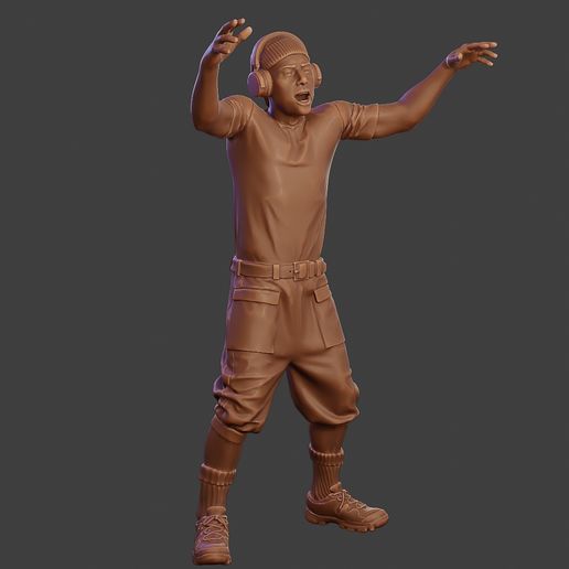 3D file Male Music DJ MMDJM 002 ♂️ ・3D printable model to download・Cults