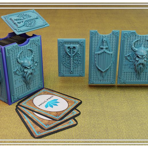 🃏 Viking card holder・ 3D File for 3D printing・Cults