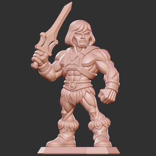 🎬 He-Man・ STL File for 3D printing・Cults
