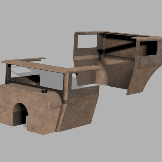 🐀 1/10 Scale Rat Rod Body・ 3D File for ・Cults