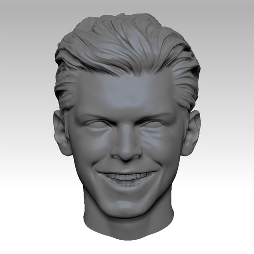 STL file Gotham Jerome Valeska Cameron Monaghan HEAD SCULPTURE 3D PRINT ...
