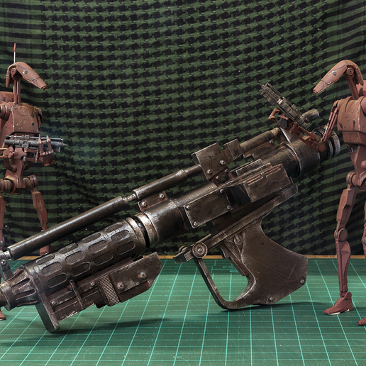 ⭐ Star Wars Battle Droid Blaster・ STL File for ・Cults